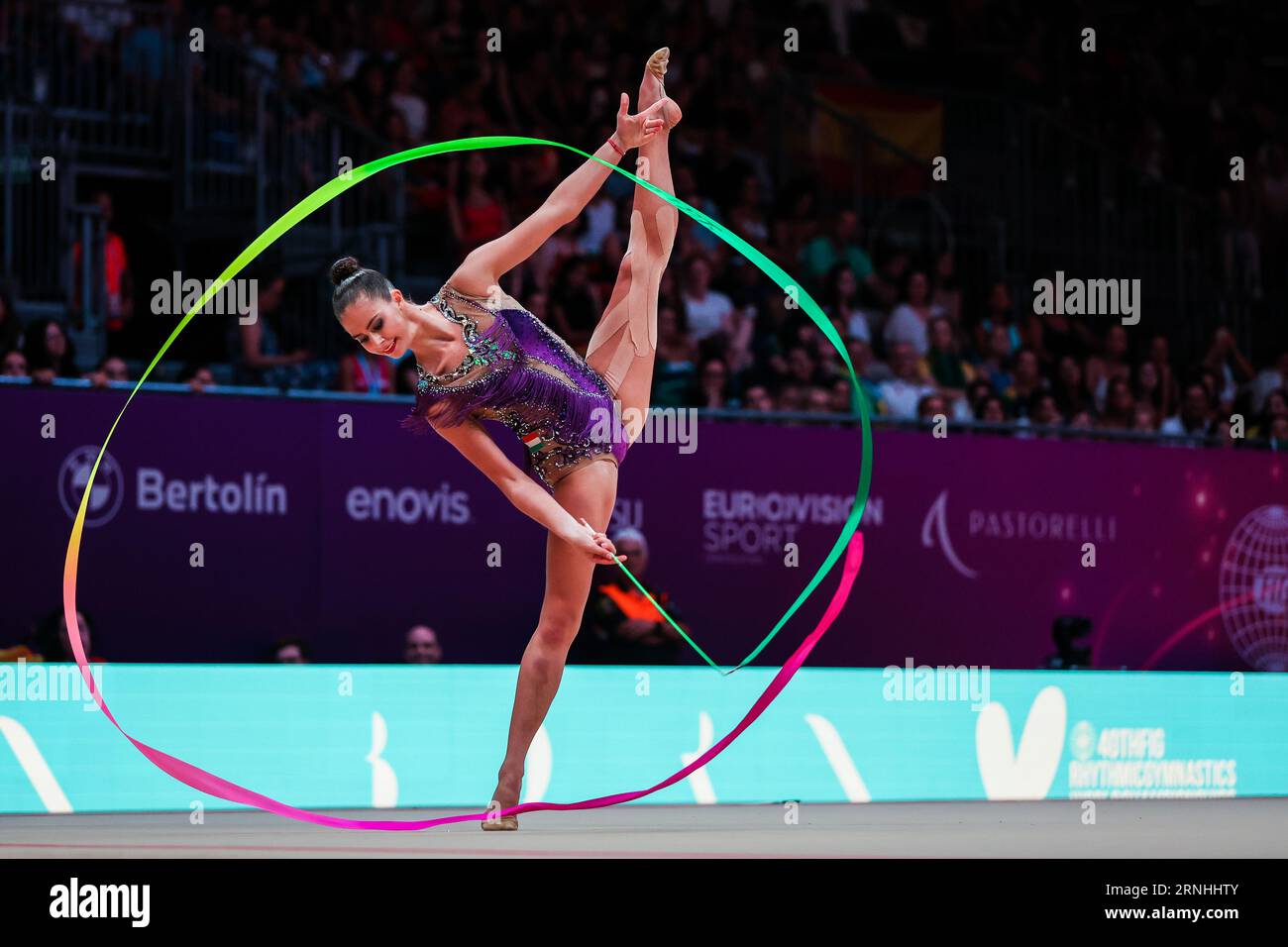 Fanni Pigniczki (HUN) seen in action during 40th FIG Rhythmic ...