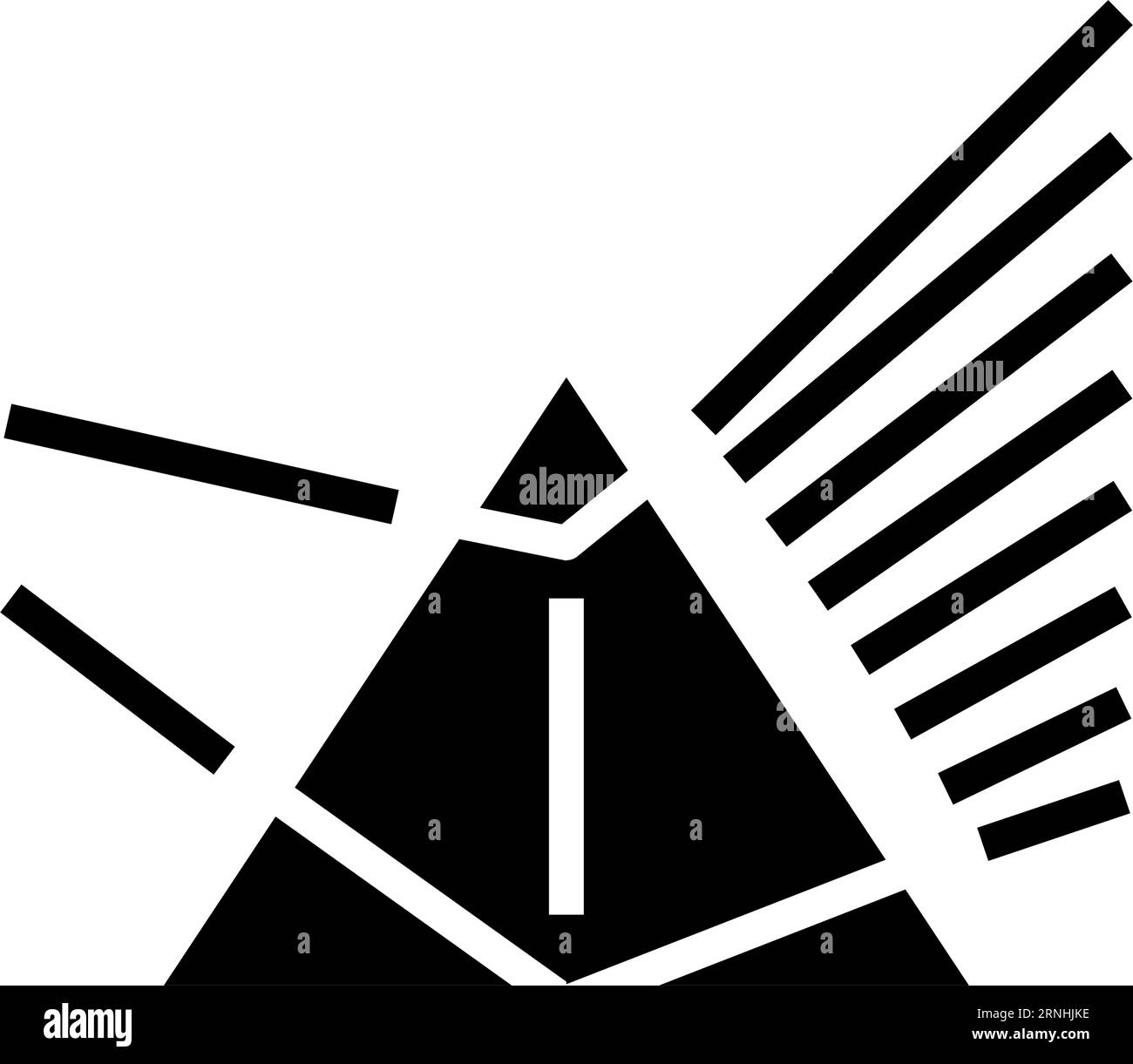 spectroscopy materials engineering glyph icon vector illustration Stock ...