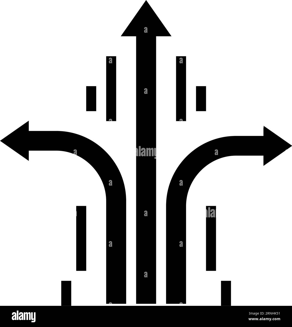 change direction succes challenge glyph icon vector illustration Stock ...