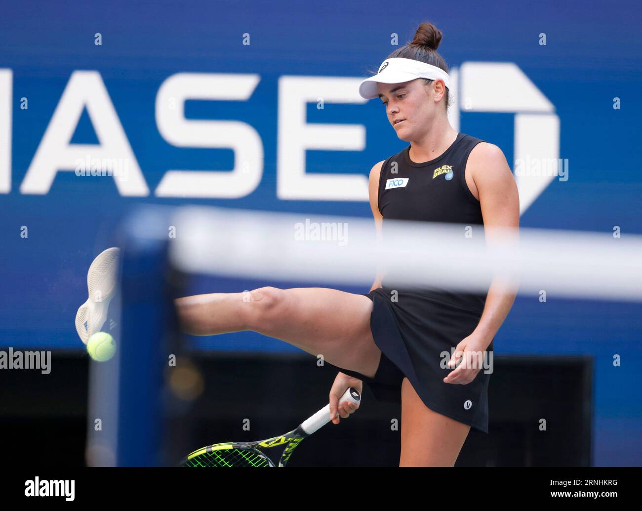 Flushing Meadow, United Stated. 01st Sep, 2023. Jennifer Brady reacts ...