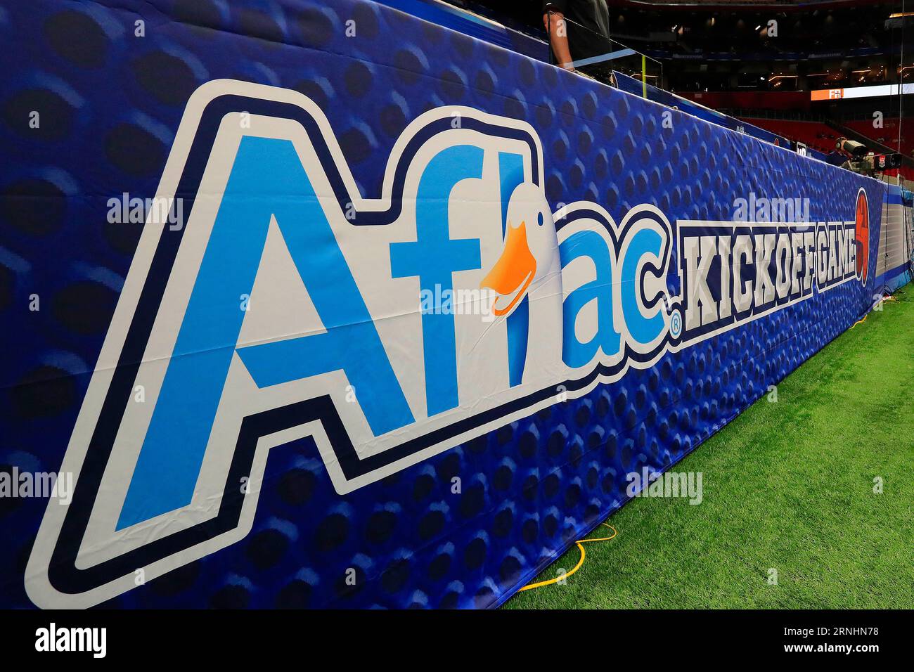 ATLANTA, GA - SEPTEMBER 01: General signage and logos prior to the ...