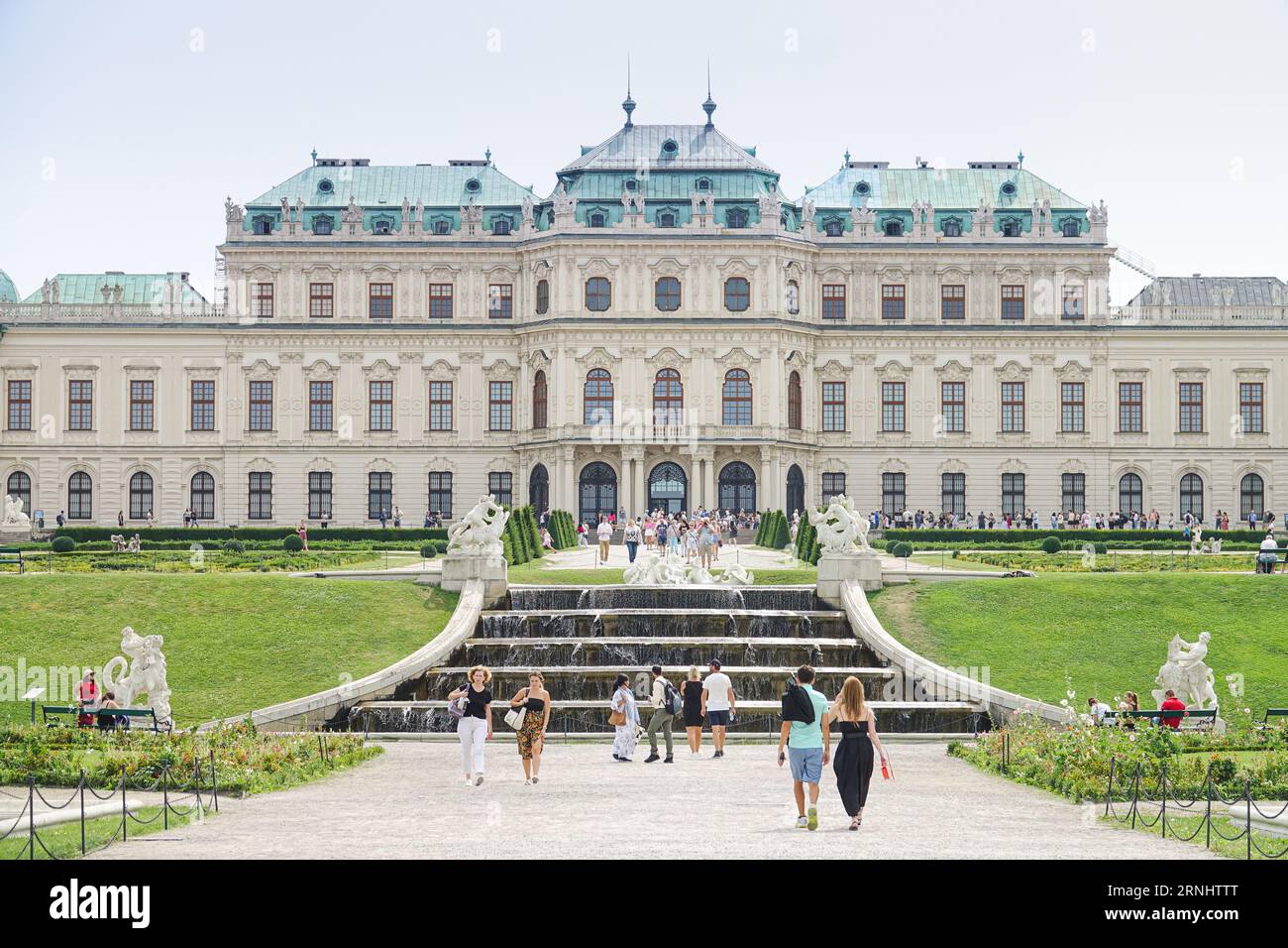 Wien, Austria, August 27 2023, Sculpture of the Sphinx with St. Stephen ...