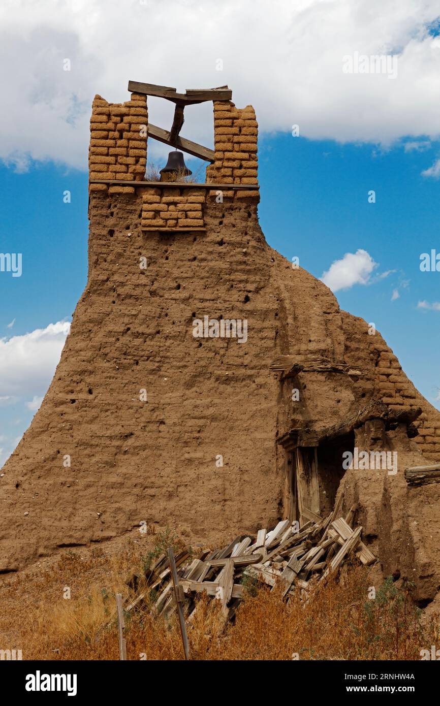 The San Geronimo Cemetery at the Taos Pueblo holds the ruins of the old ...