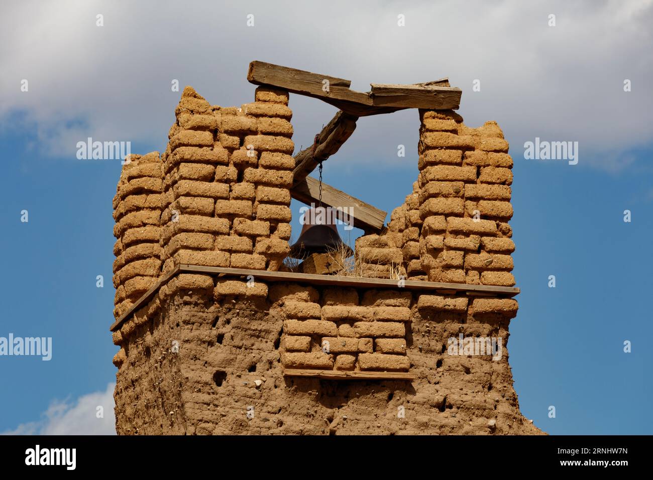 The San Geronimo Cemetery at the Taos Pueblo holds the ruins of the old ...