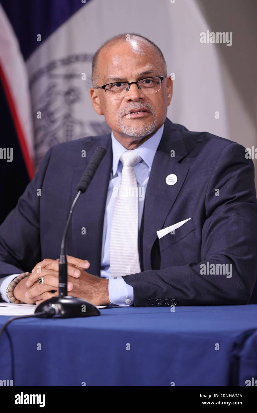 City Hall, New York, USA, September 01, 2023 - Mayor Eric Adams ...