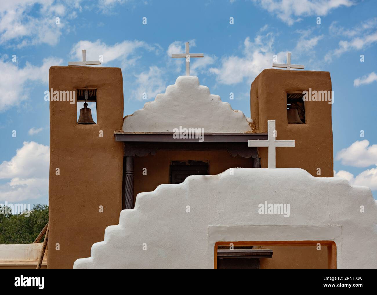 The Catholic San Francisco de Assisi Mission Church at the Taos Pueblo ...