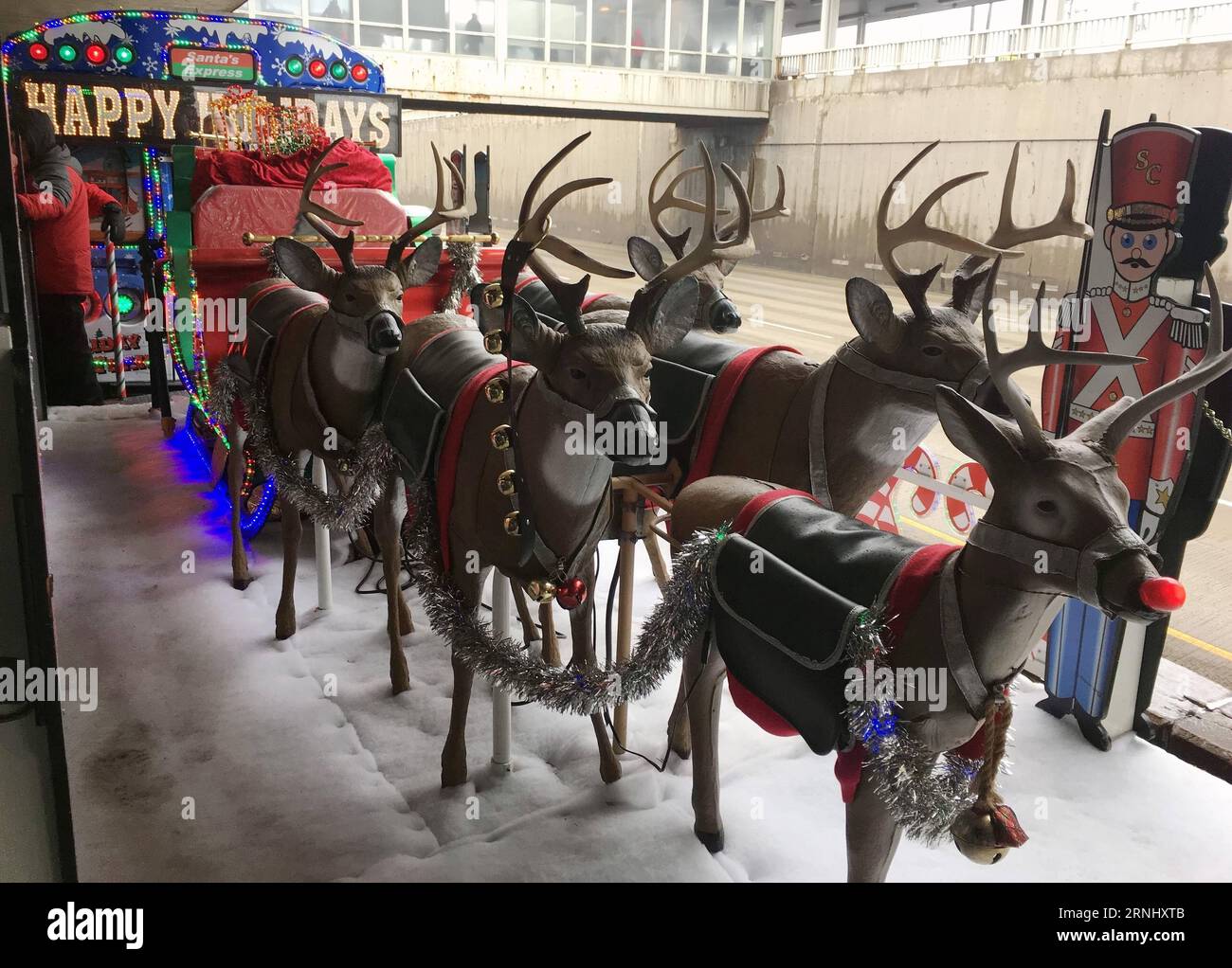 (161218) -- CHICAGO, Dec. 17, 2016 -- Photo taken by mobile phone on ...