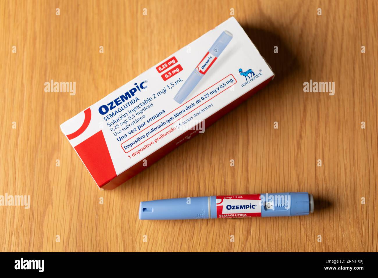 Pen injection of semaglutide named “ozempic”, is a diabetes medicine to ...
