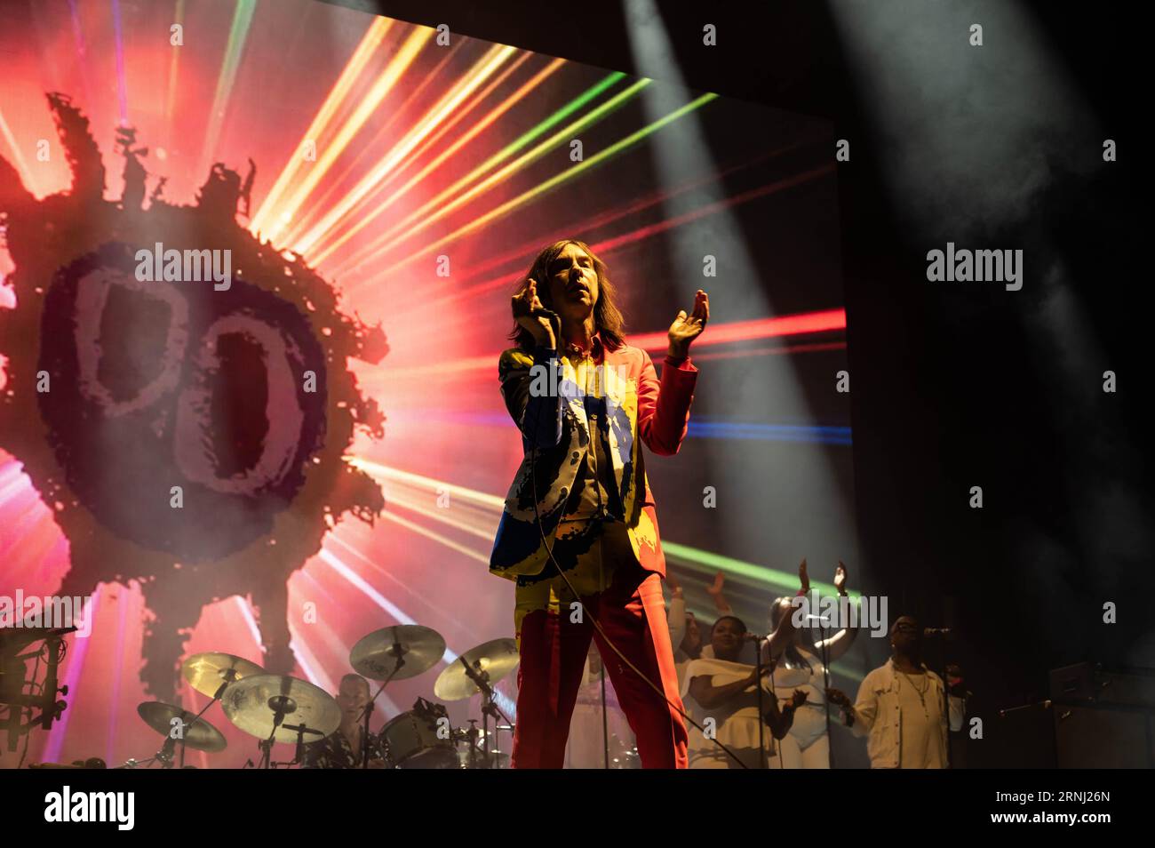 Photographs of Primal Scream performing at Connect Festival 2023 at the ...