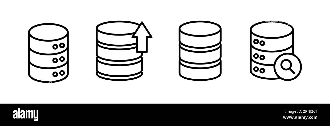 Database icon vector. server icon. storage Stock Vector Image & Art - Alamy