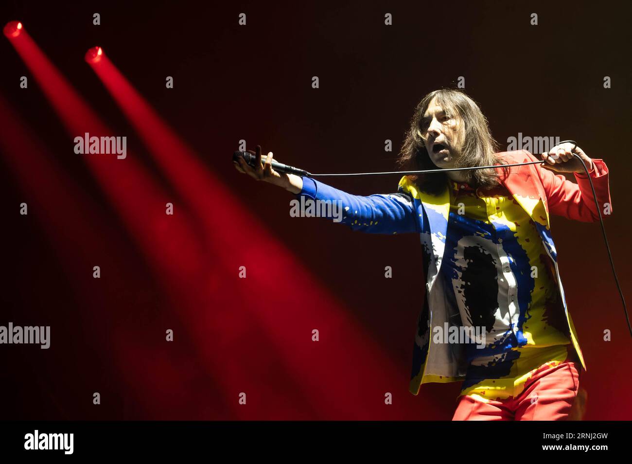 Photographs of Primal Scream performing at Connect Festival 2023 at the ...