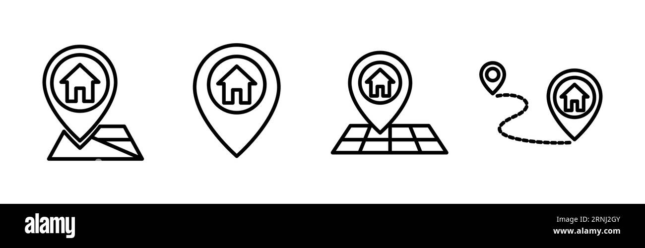 Address icon vector. location icon. address symbol. pin Stock Vector ...