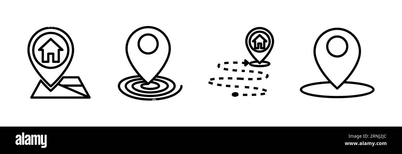 Address icon vector. location icon. address symbol. pin Stock Vector ...