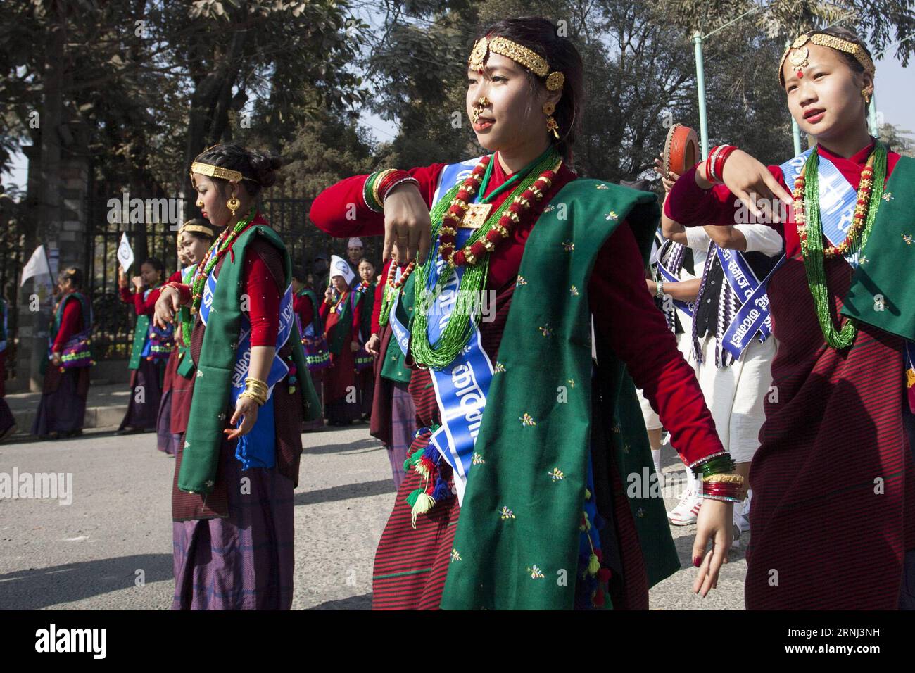 Gurung traditional attire hi-res stock photography and images - Alamy