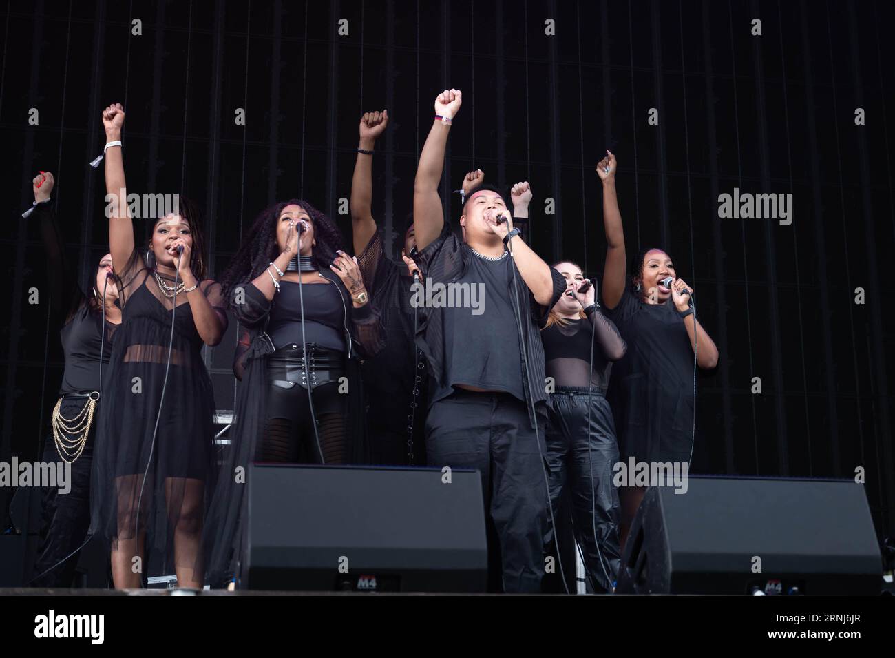 Photographs of the House Gospel Choir performing at Connect Festival ...