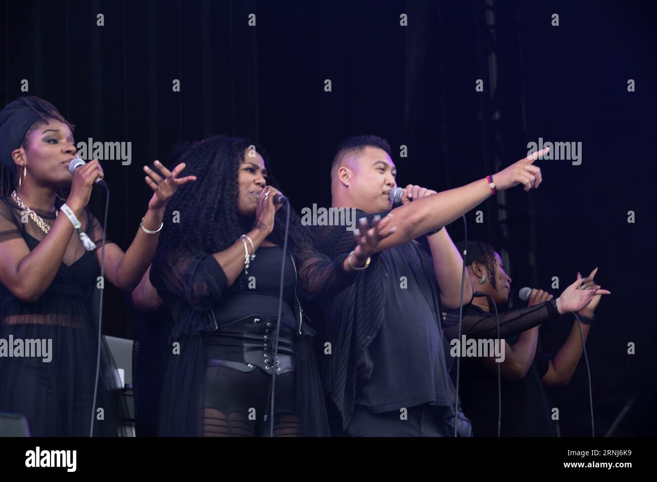 Photographs of the House Gospel Choir performing at Connect Festival ...