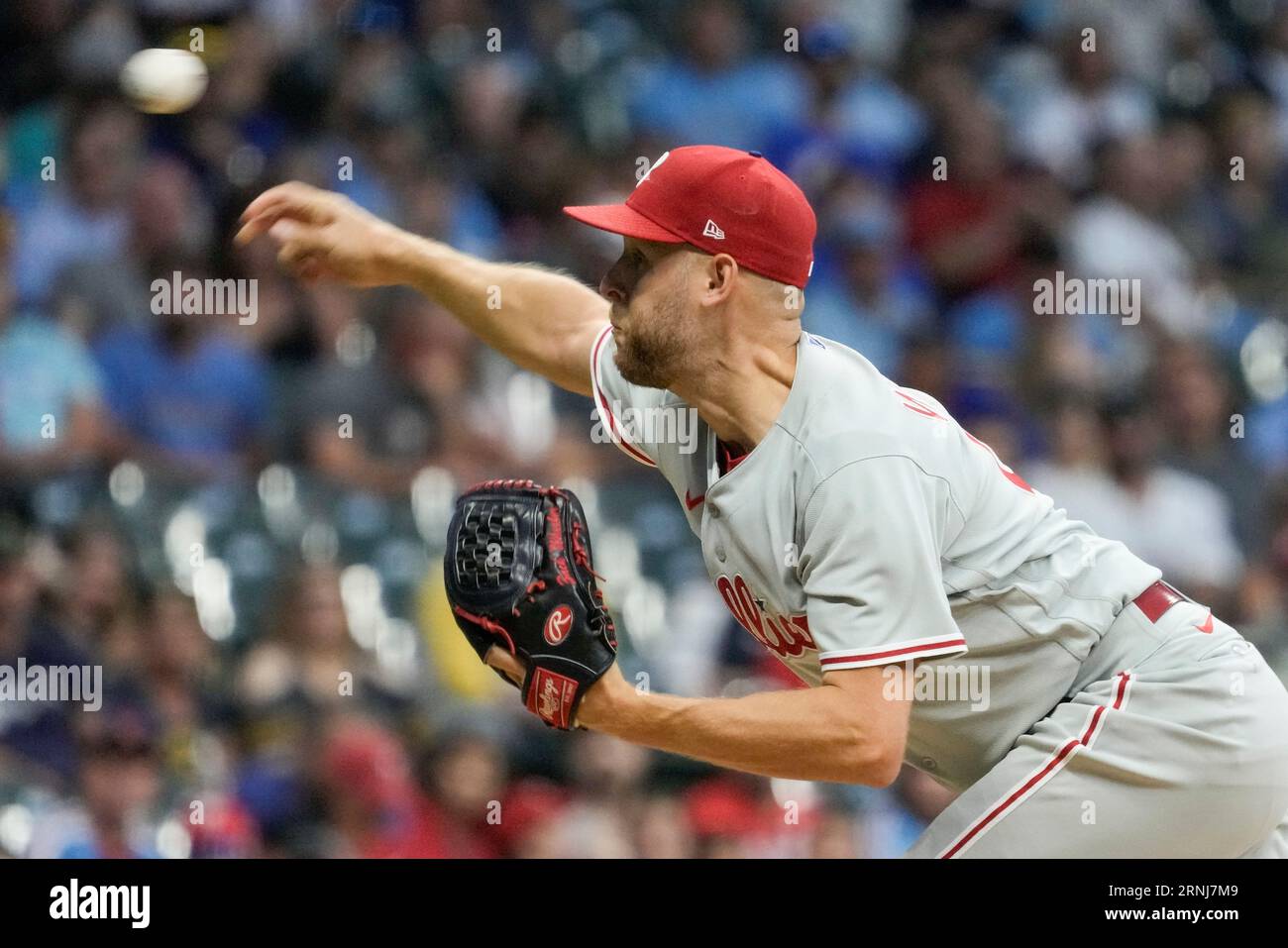 Philadelphia Phillies starting pitcher Zack Wheeler throws during the ...