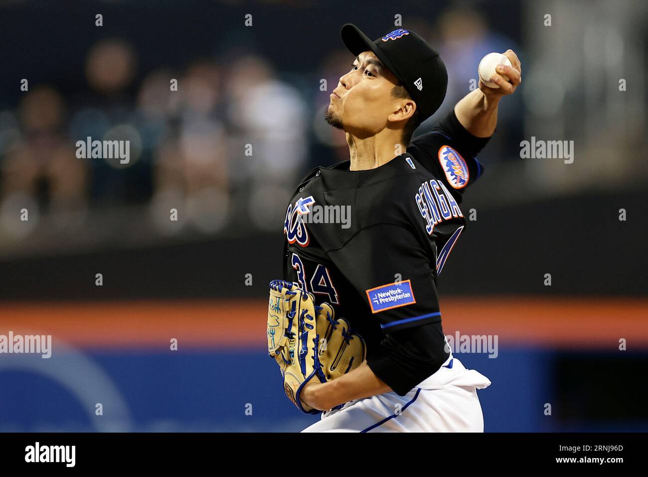 New York Mets starting pitcher Kodai Senga, of Japan, pitches against ...