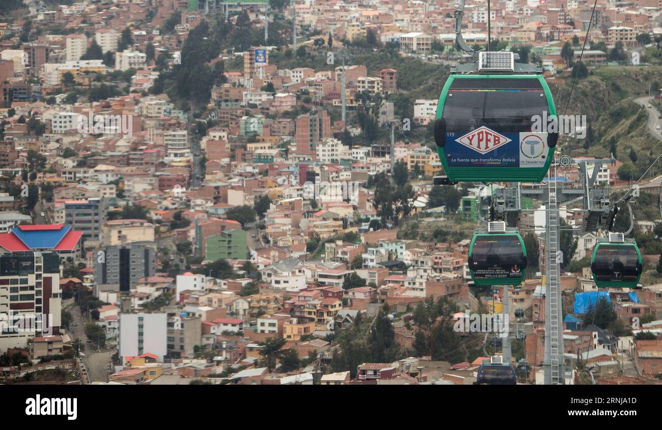 Photo taken on Jan. 8, 2017 shows the cable cars of green line ...