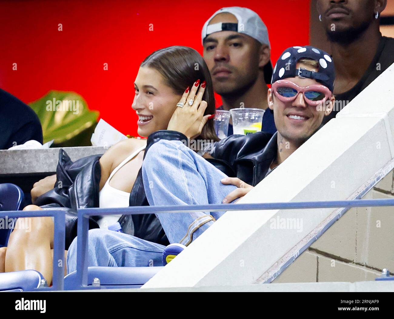 Flushing Meadow, United Stated. 01st Sep, 2023. Justin Bieber and ...