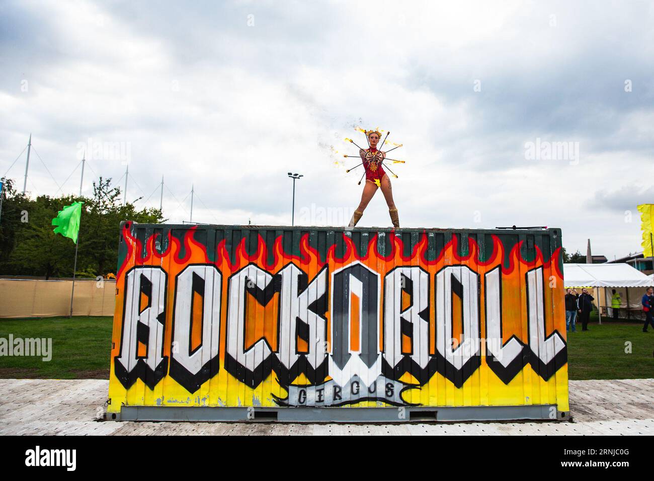 September 1, 2023: Performers entertain the crowds at the Rock N Roll ...