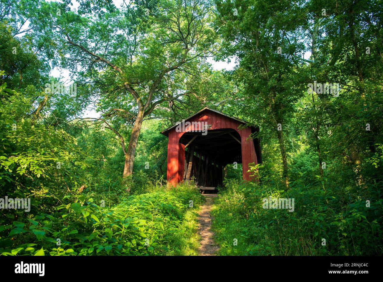 Bridge # 35-29-01 The covered bridge over Yellow Springs Creek in Glen ...