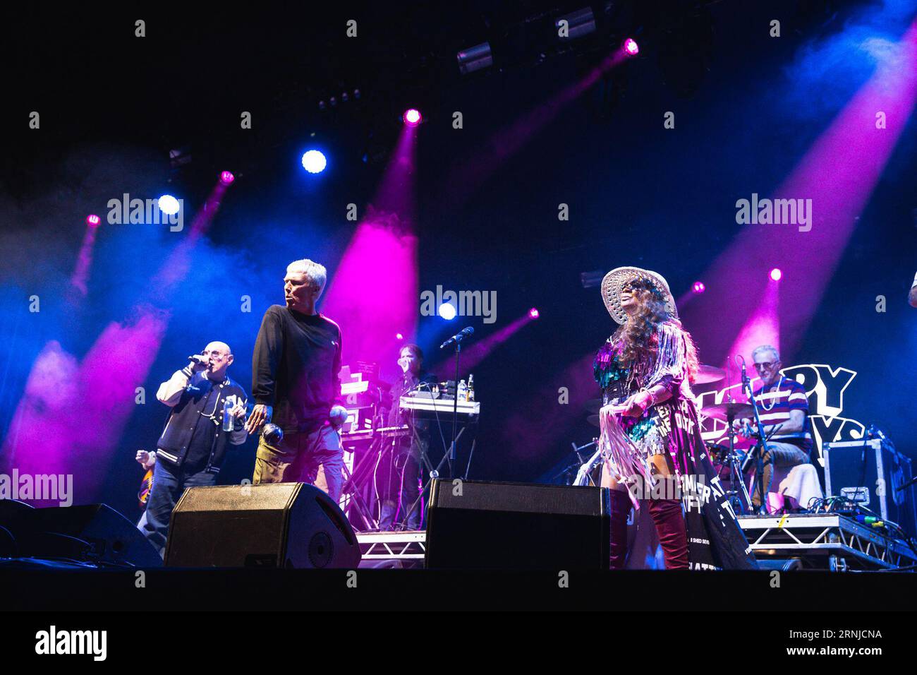 September 1, 2023: The Happy Mondays performing on the Friday at the ...