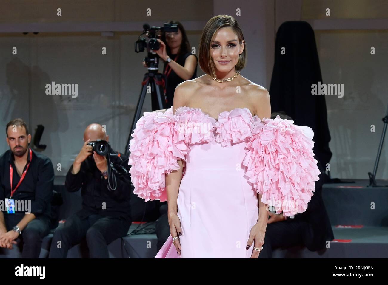 Venezia Lido, Italy. 01st Sep, 2023. Olivia Palermo attends the red ...
