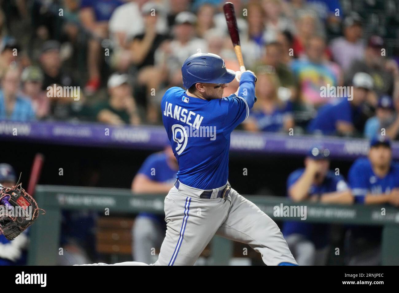 Toronto Blue Jays' Danny Jansen connects for a two-run home run off ...