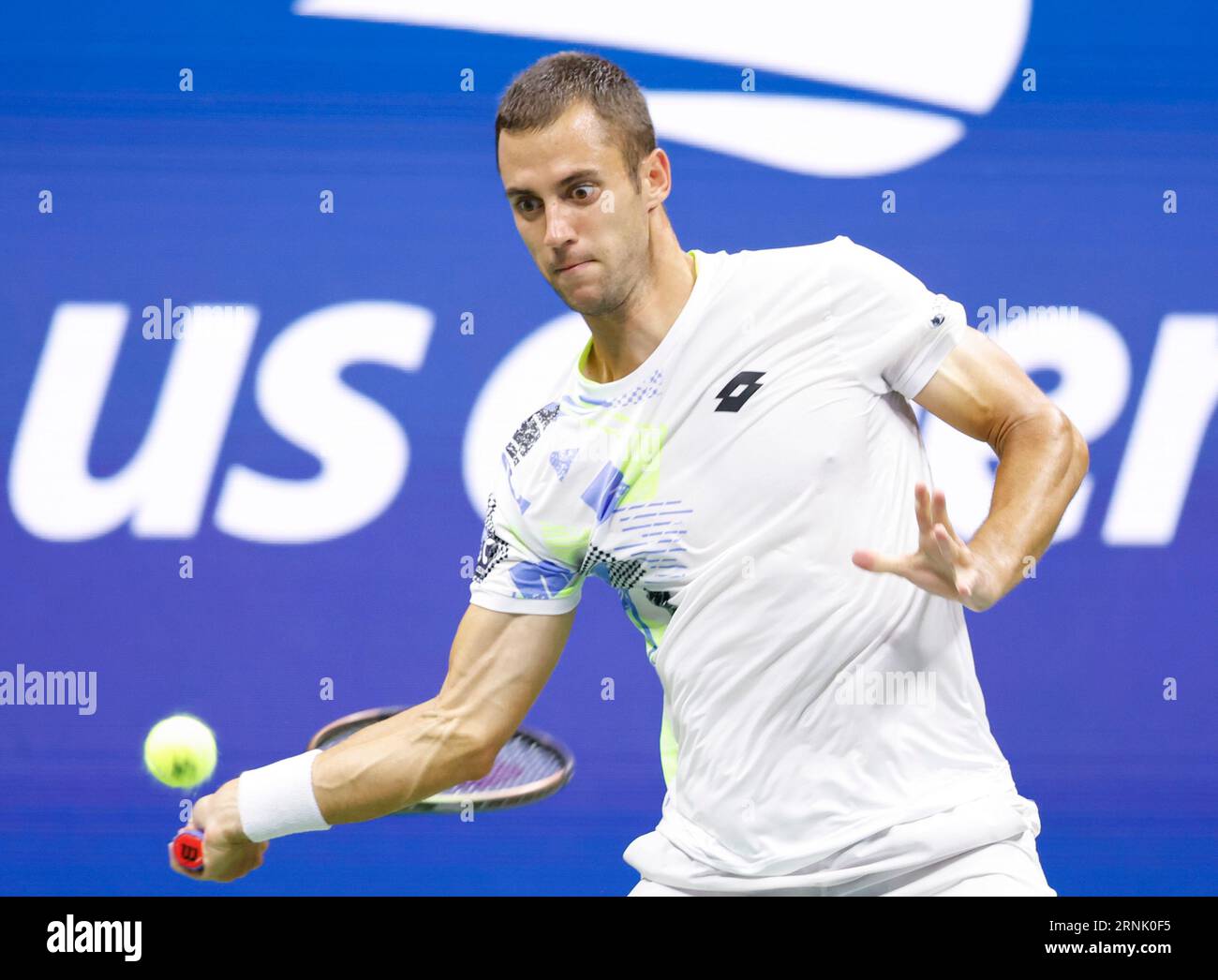 Flushing Meadow, United Stated. 01st Sep, 2023. Laslo Djere of Serbia ...