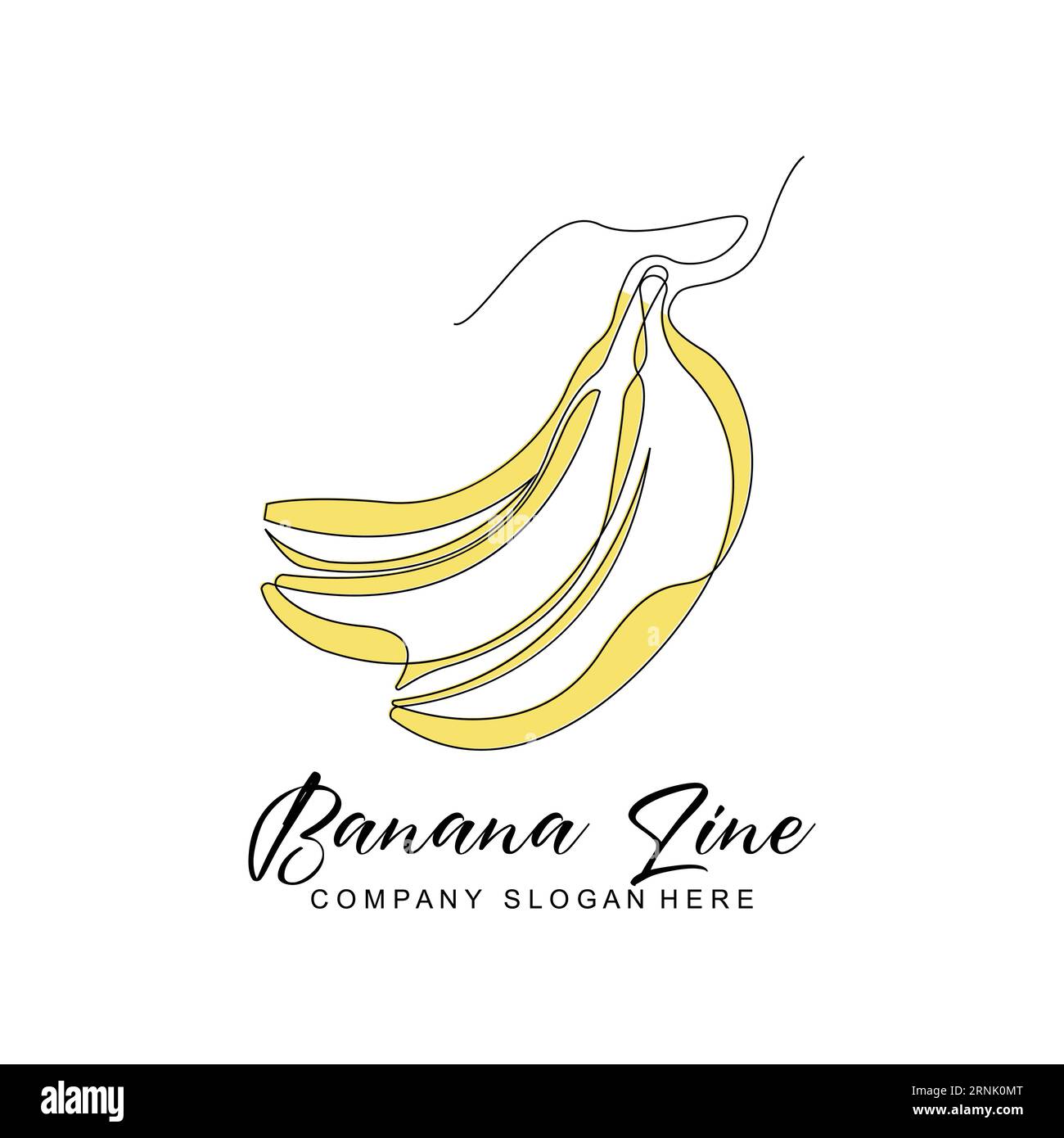 Banana brand logo Stock Vector Images - Alamy