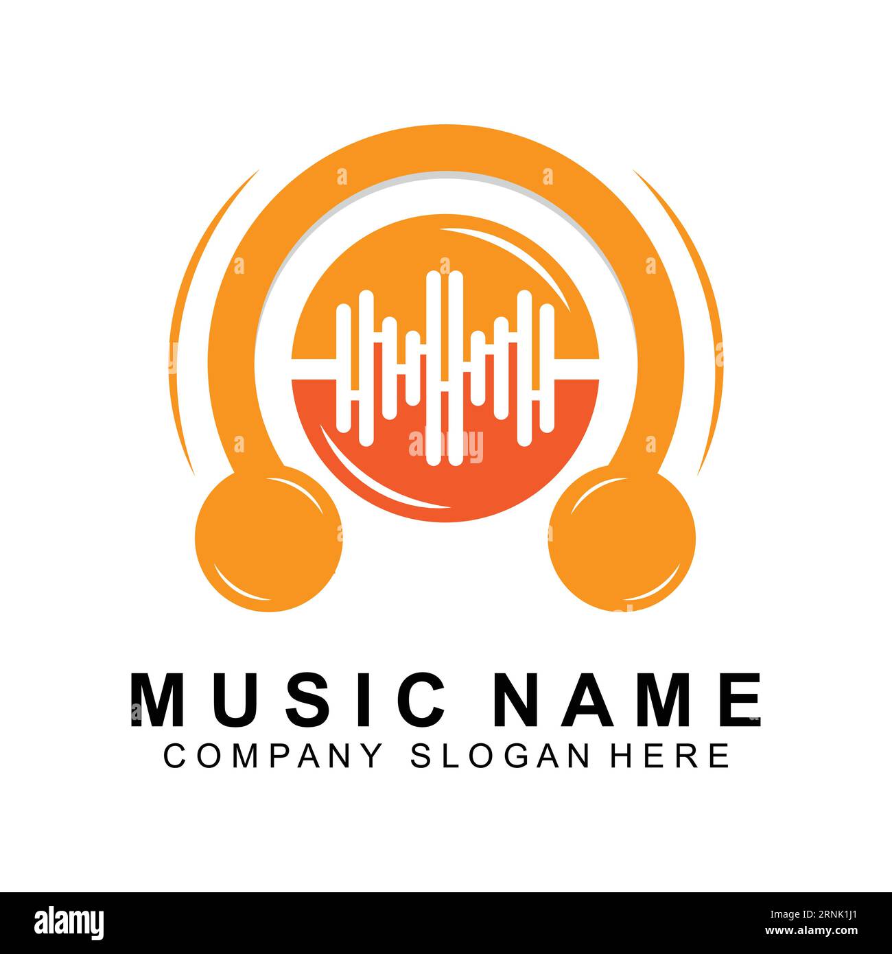 Note Music Logo Design, Sound Wave Logo Illustration, Company Brand ...