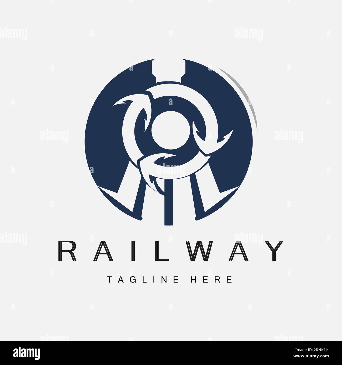 Train Logo Design. Fast Train Track Vector, Fast Transport Vehicle ...