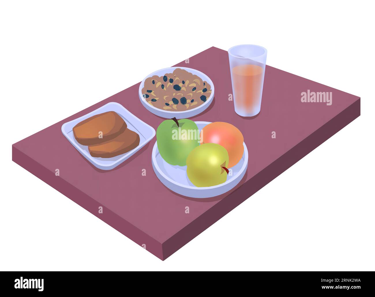 Cartoon illustration fruits group food hi-res stock photography and ...