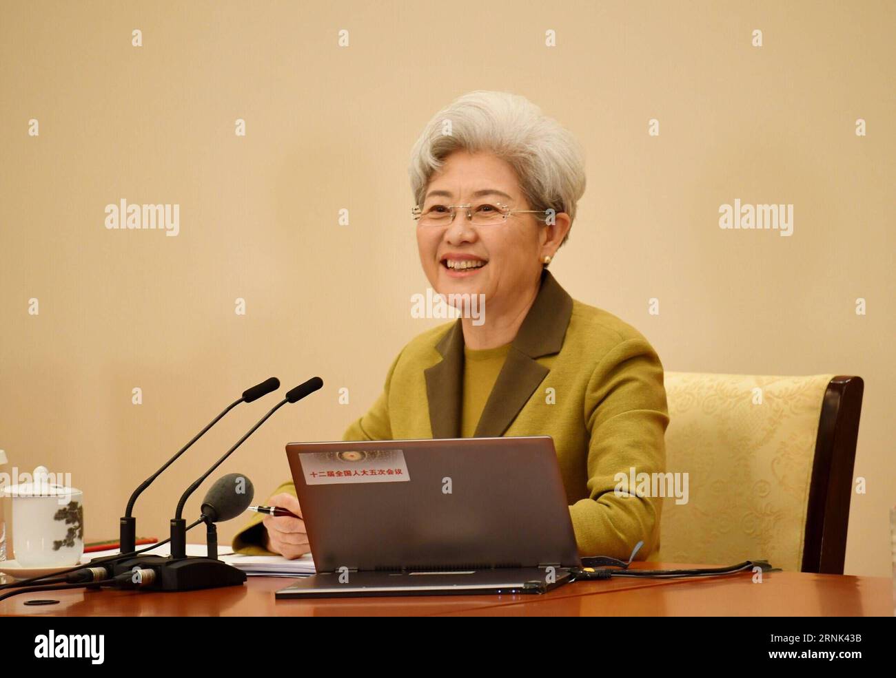 (170304) -- BEIJING, March 4, 2017 -- Fu Ying, spokesperson for the ...