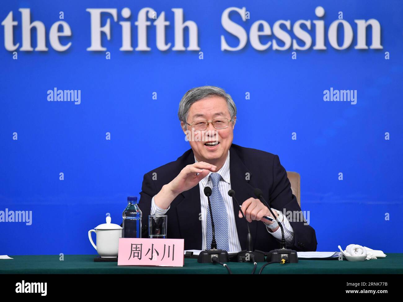 (170310) -- BEIJING, March 10, 2017 -- Zhou Xiaochuan, governor of the ...