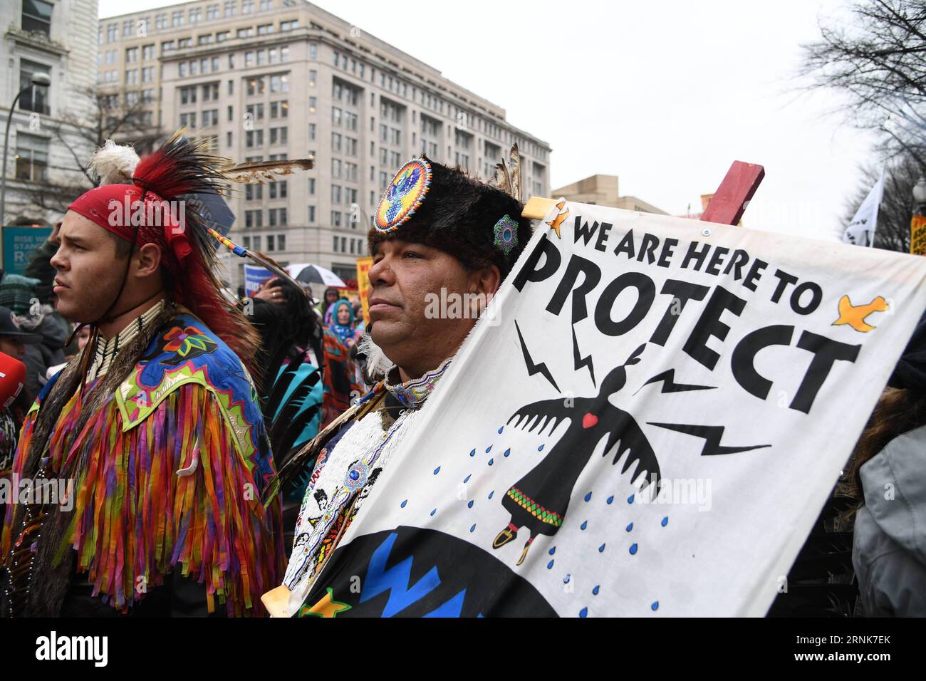 (170310) -- WASHINGTON, March 10, 2017 -- Indigenous people from ...