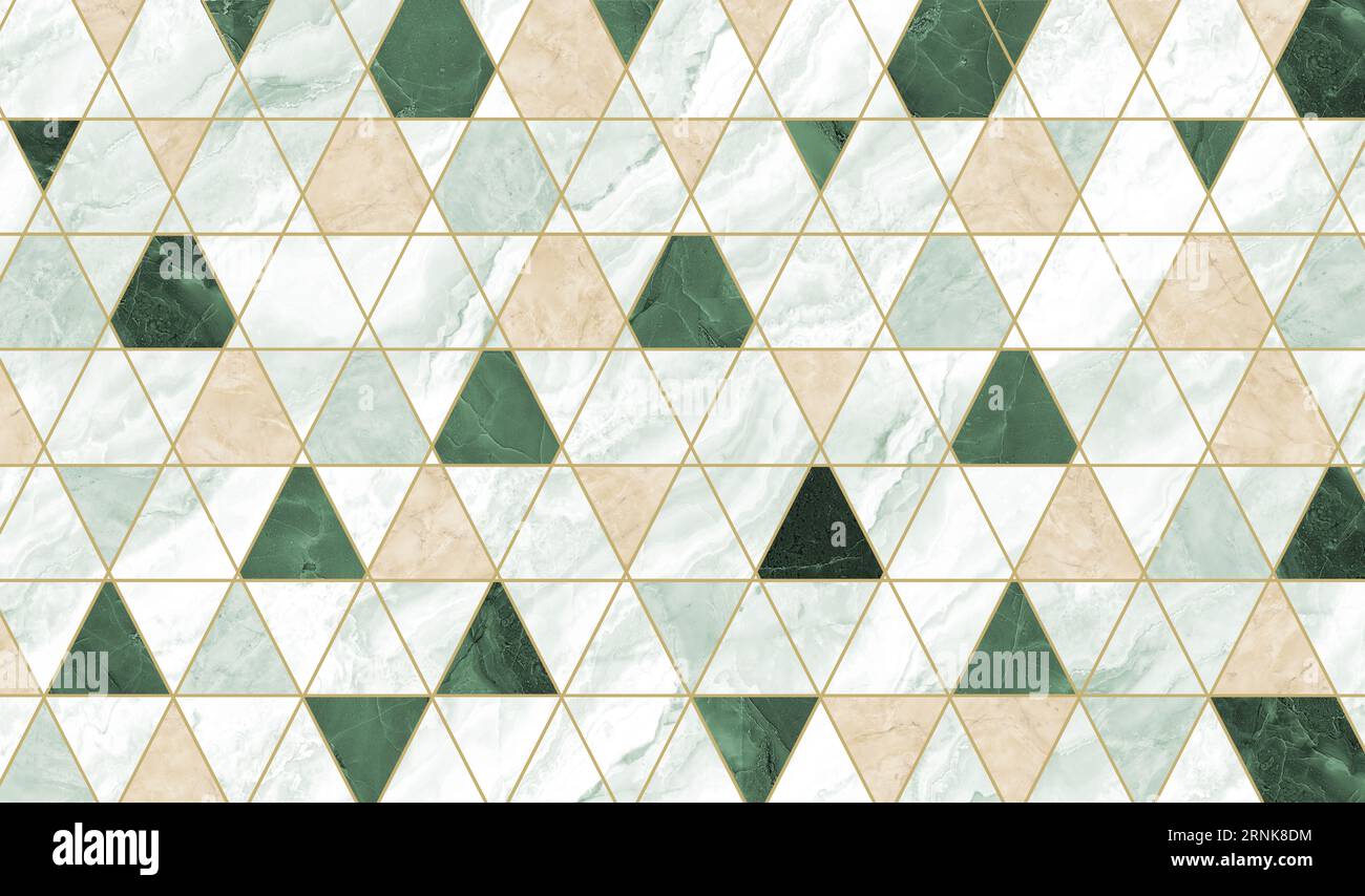 Modern wall decor wallpaper. 3d abstract, beige lines and green, beige ...