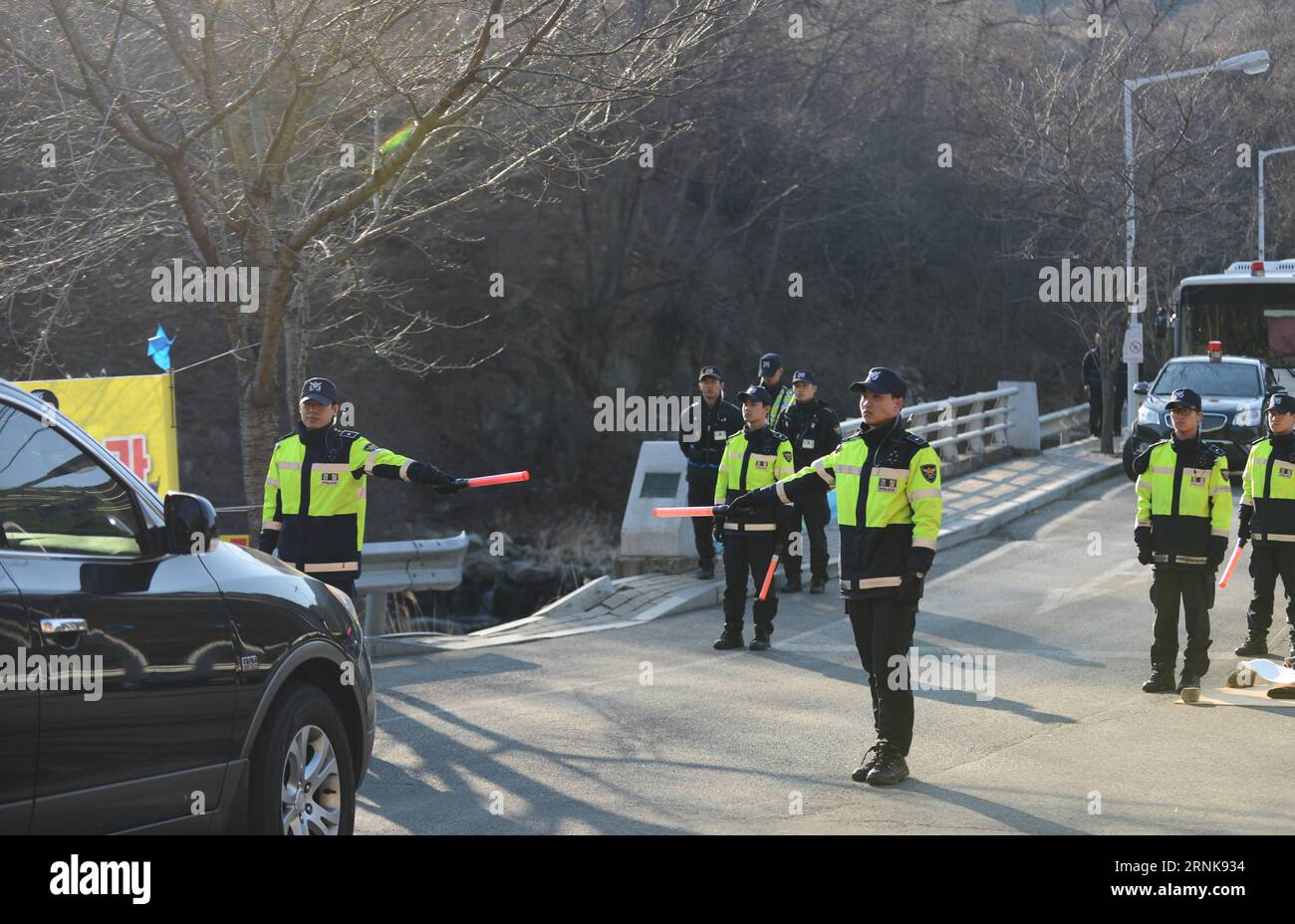Security check car entrance security hi-res stock photography and ...