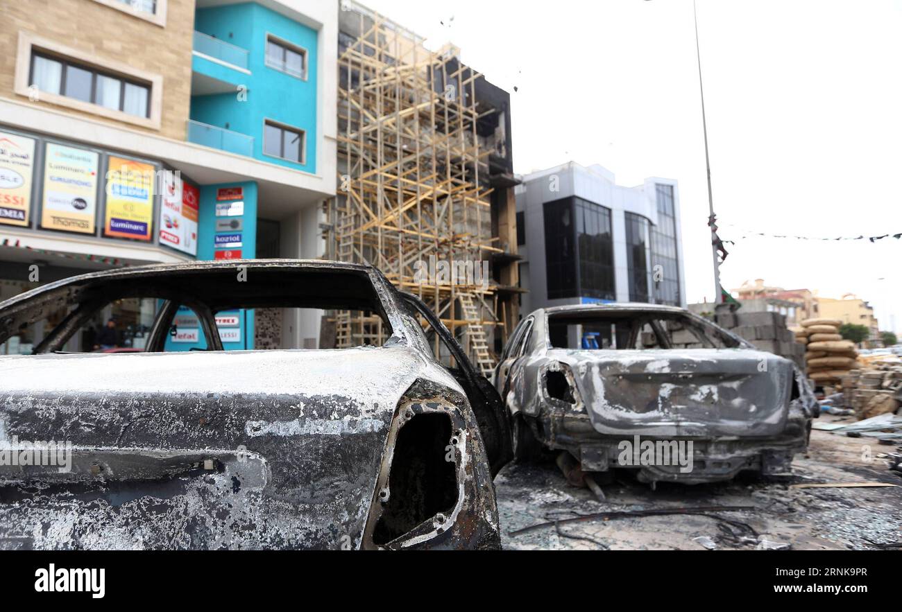 Charred vehicles hi-res stock photography and images - Alamy
