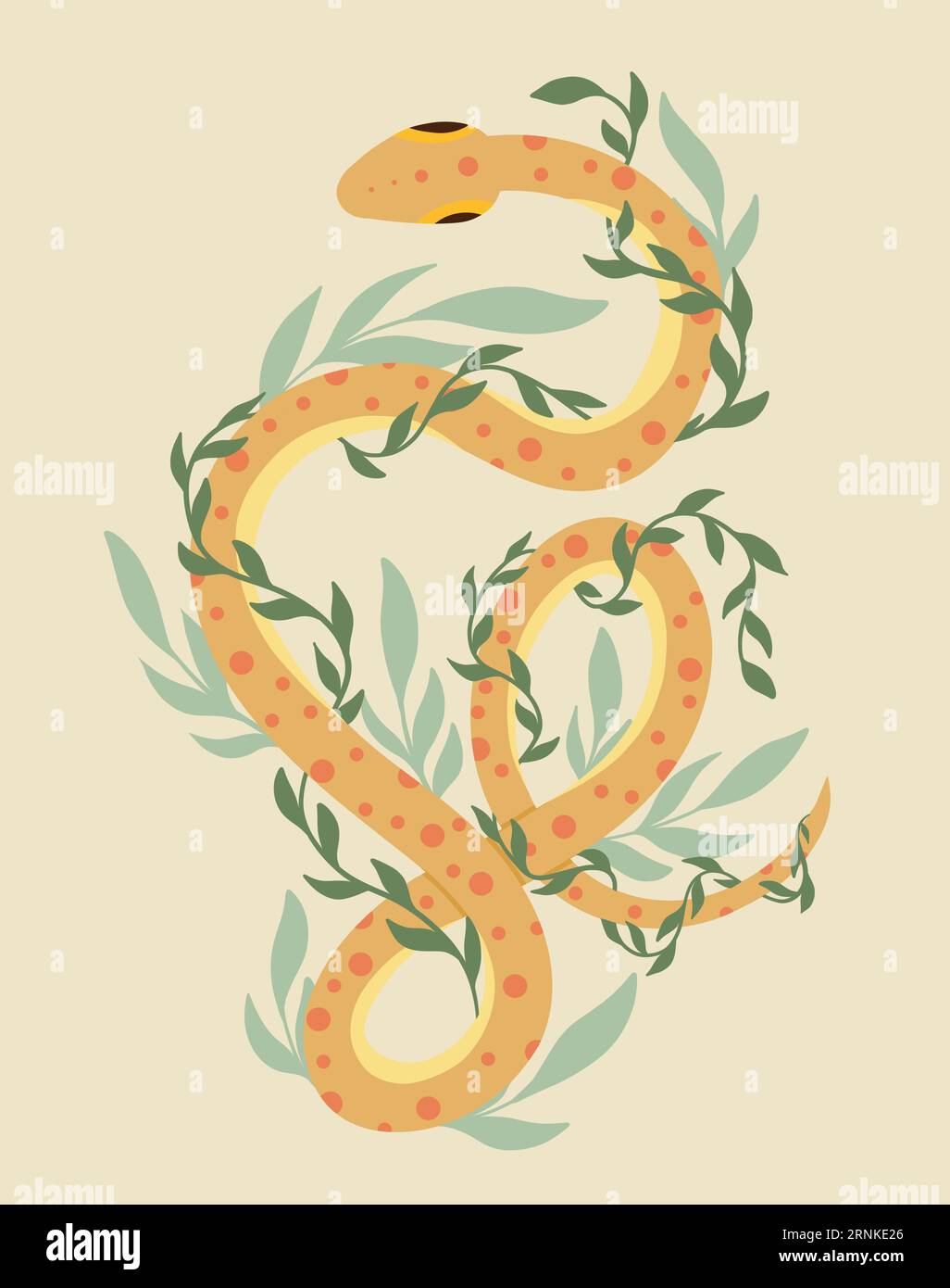 Red ivy plant leaves in Stock Vector Images - Alamy