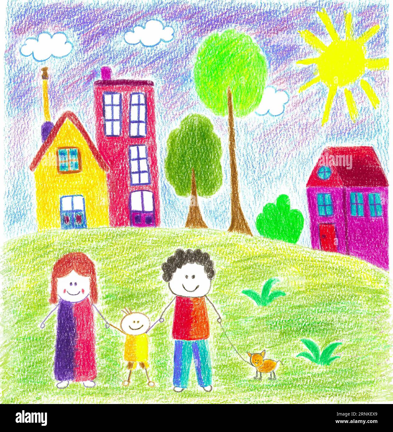 House Drawing For Children