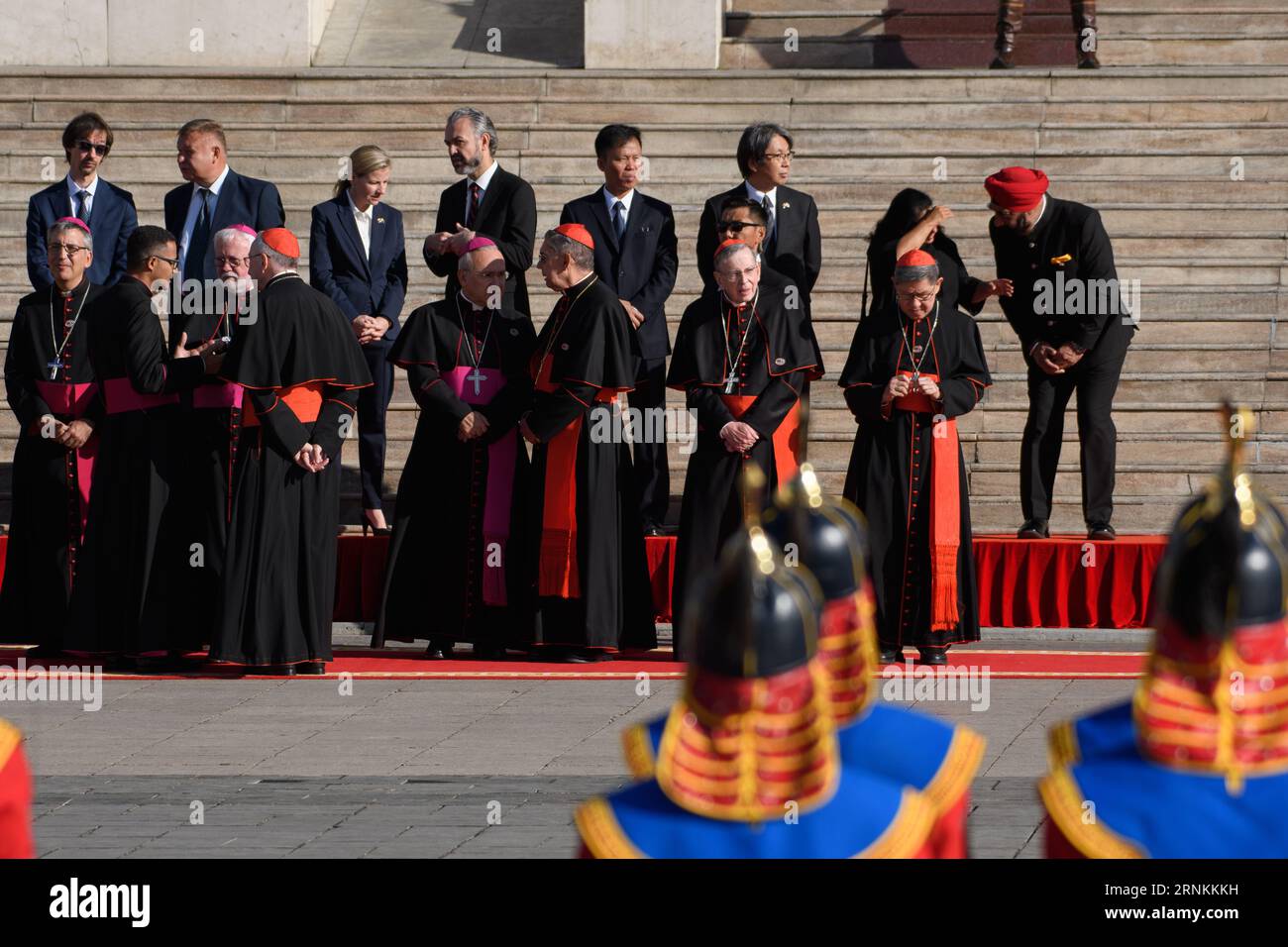 Ulaanbaatar, Mongolia. 2nd Sep 2023. President Khurelsukh Ukhnaa ...