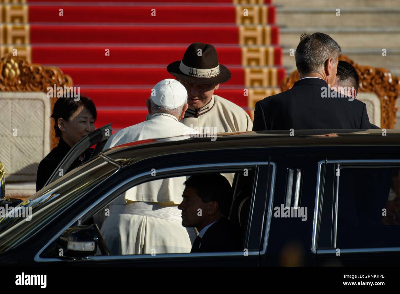 Ulaanbaatar, Mongolia. 2nd Sep 2023. President Khurelsukh Ukhnaa ...