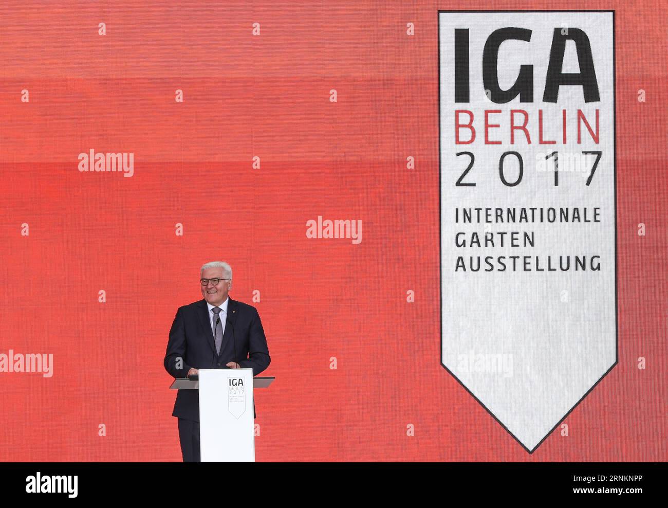 (170414) -- BERLIN, April 14, 2017 -- German President Frank-Walter ...