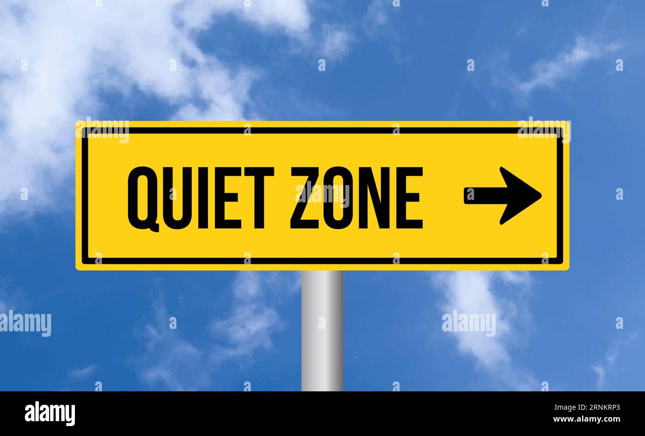 Quiet zone sign hi-res stock photography and images - Alamy