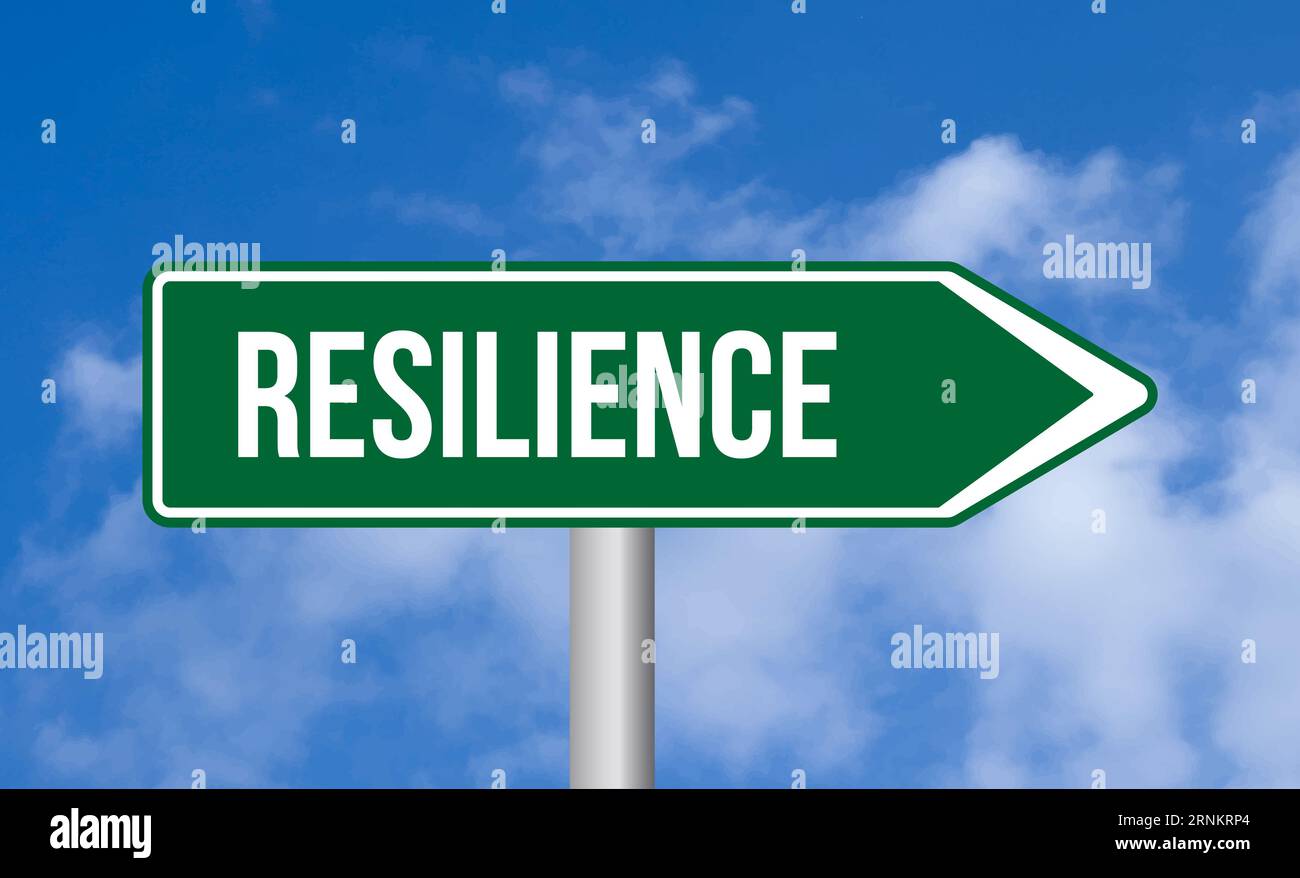 Resilience road sign blue hi-res stock photography and images - Alamy