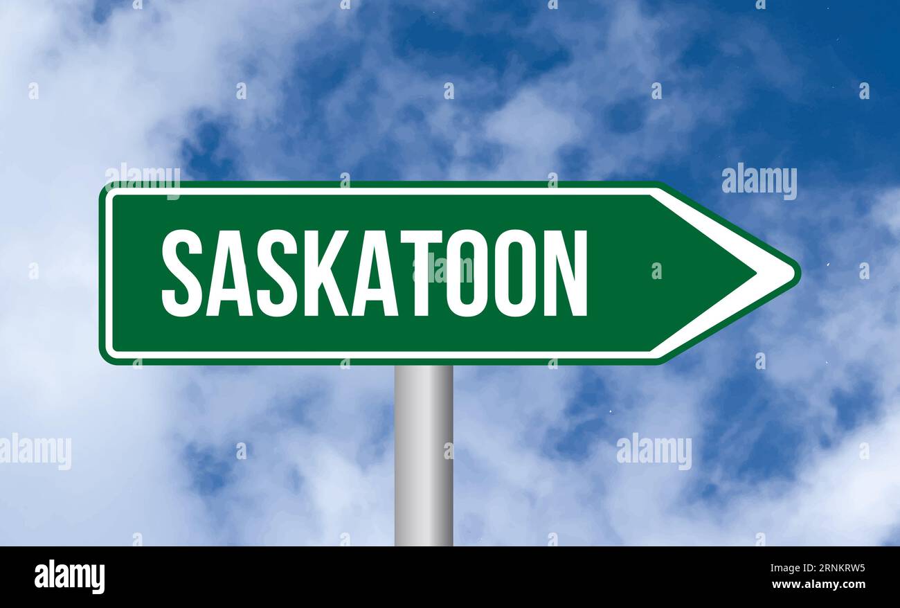 Saskatoon road sign hi-res stock photography and images - Alamy