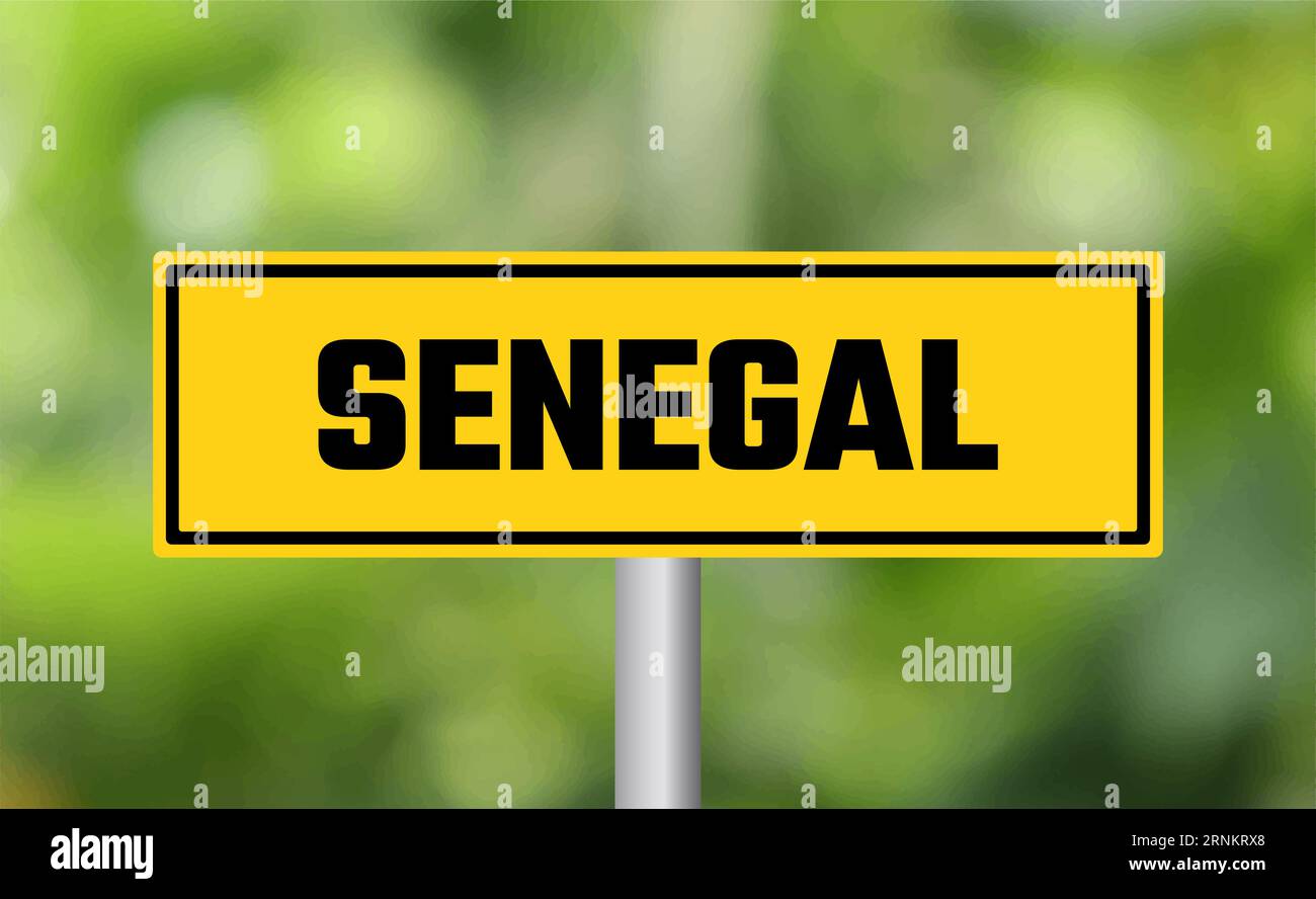 Senegal road sign hi-res stock photography and images - Alamy