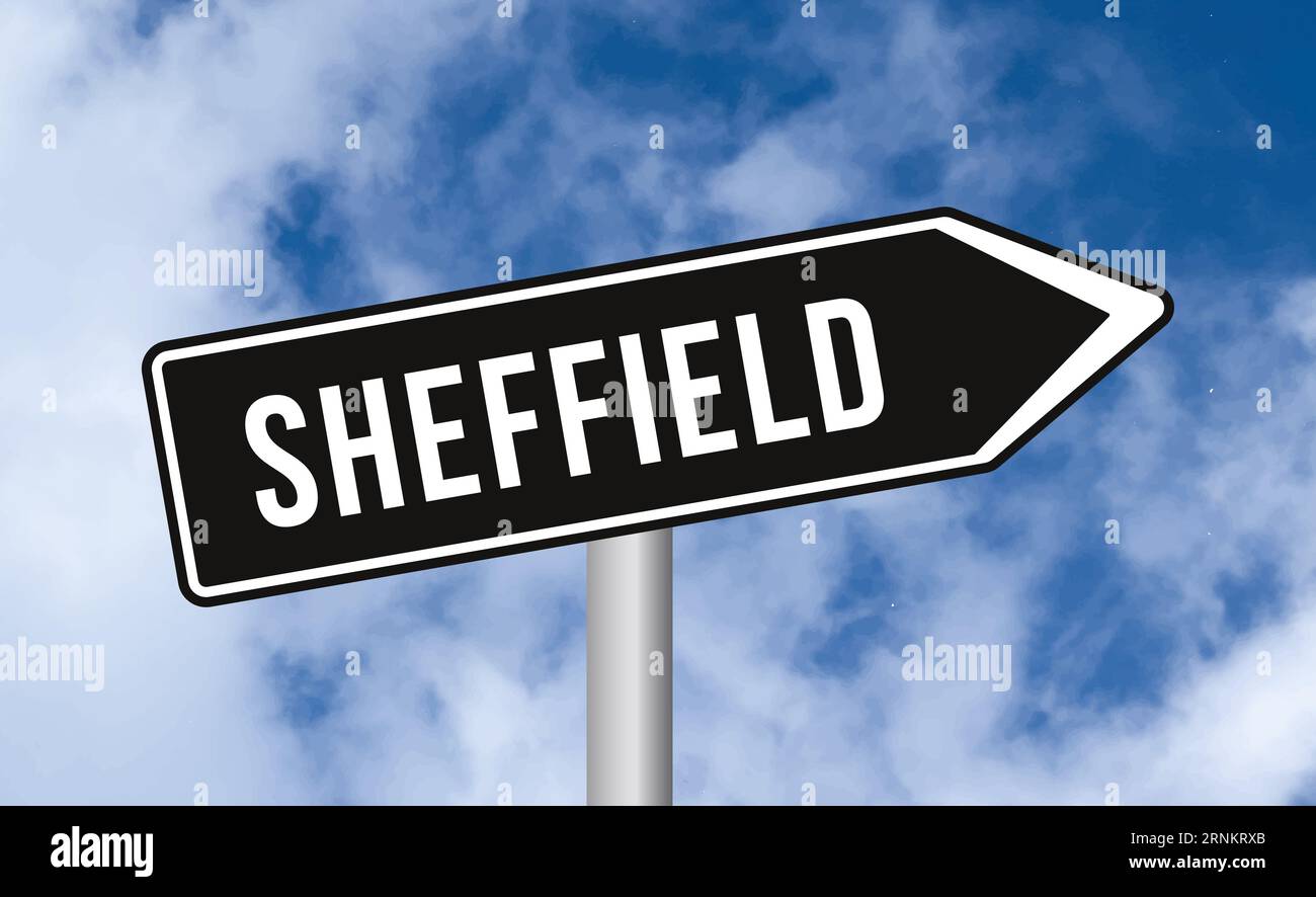 Sheffield road sign hi-res stock photography and images - Alamy